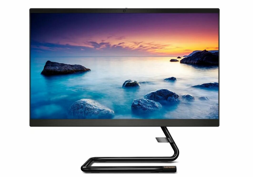 21,5" Моноблок Lenovo IdeaCentre 3 22ADA05 (F0EX003HRK) черный - 1920x1080, IPS, AMD Ryzen 3 3250U, ядра: 2 x 2,6 ГГц, 4 ГБ, SSD 128 ГБ, AMD Radeon Graphics, Windows 10 Pro