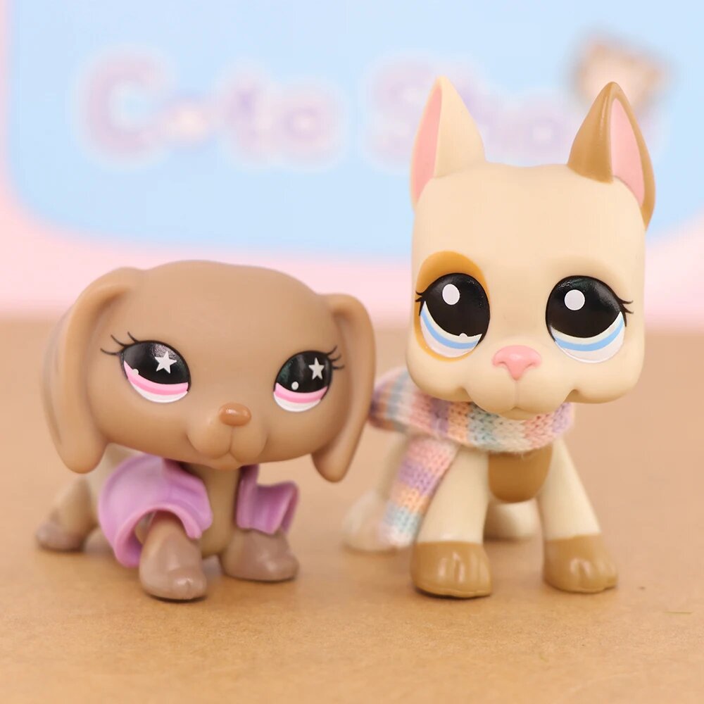 Коллекционные фигурки Littlest Pet Shop, бежевые, 2 шт.