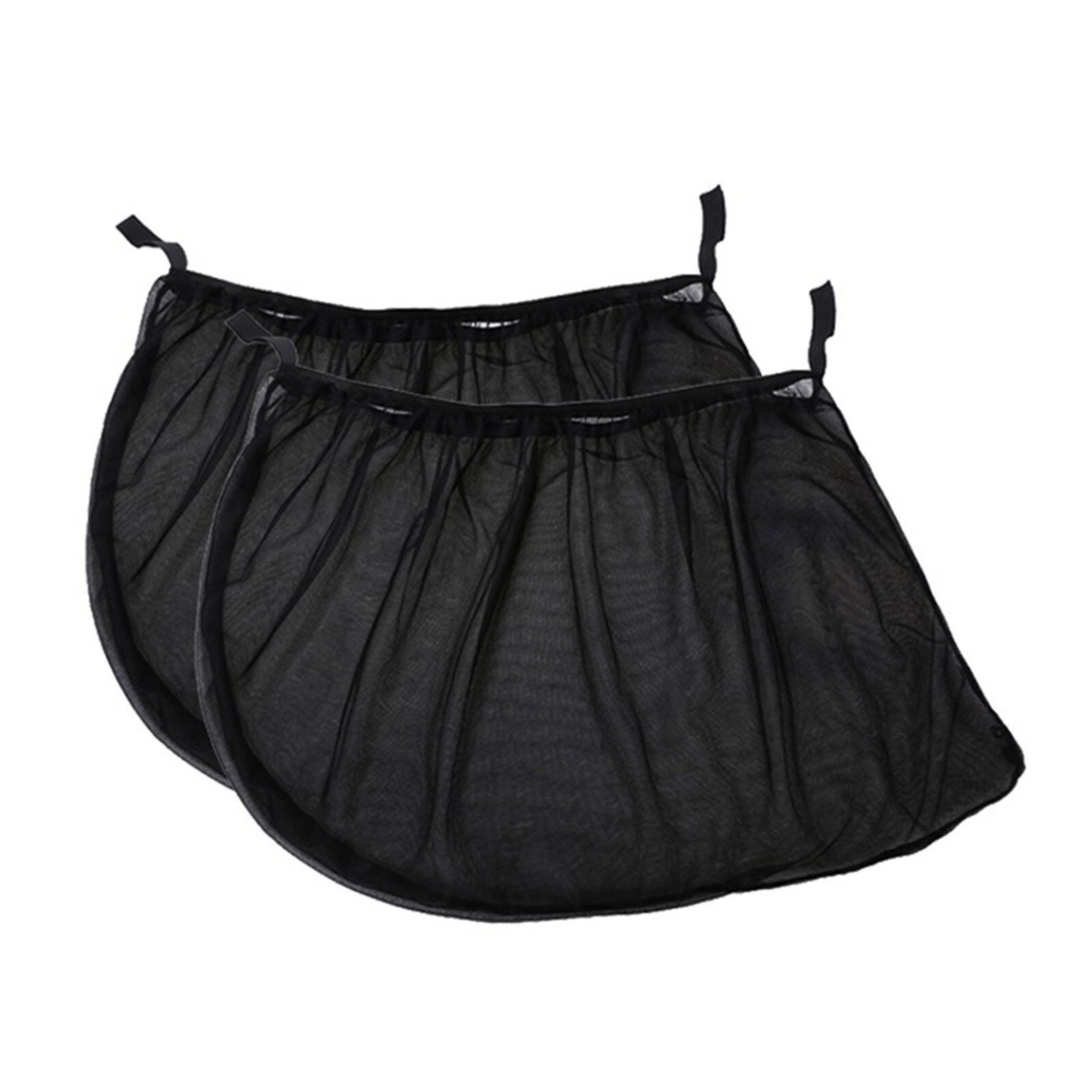 Затвор для заднего стекла автомобиля, шторка для салона, защита от солнца, сетчатый чехол для стекла, защита от комаров, 2 штуки, блокировка УФ, сетчатый сет, для уединенности, затемнение, для универсальных транспортных средств, черный, нейлоновая сетка,