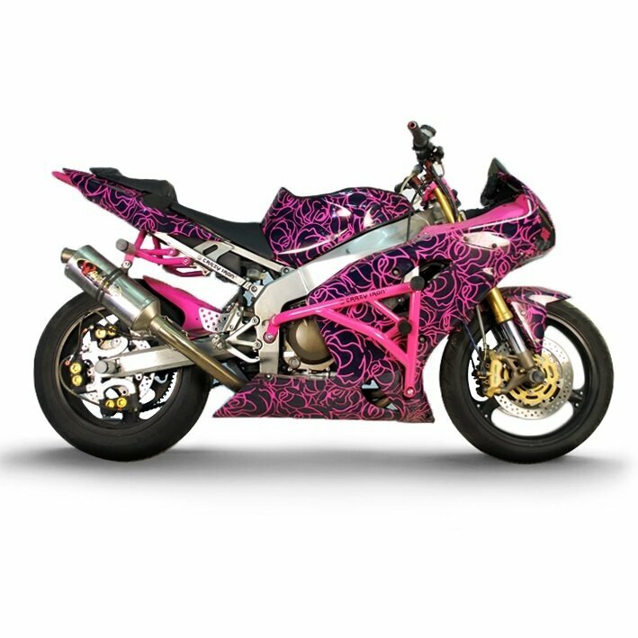 Клетка на мотоцикл KAWASAKI ZX-6R 03-04 DAMPER, черный матовый цвет