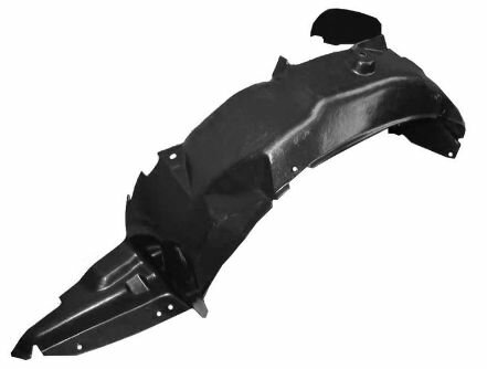 Подкрылок SAT, для Kia Spectra, для передней левой стороны, полимерный материал, черный