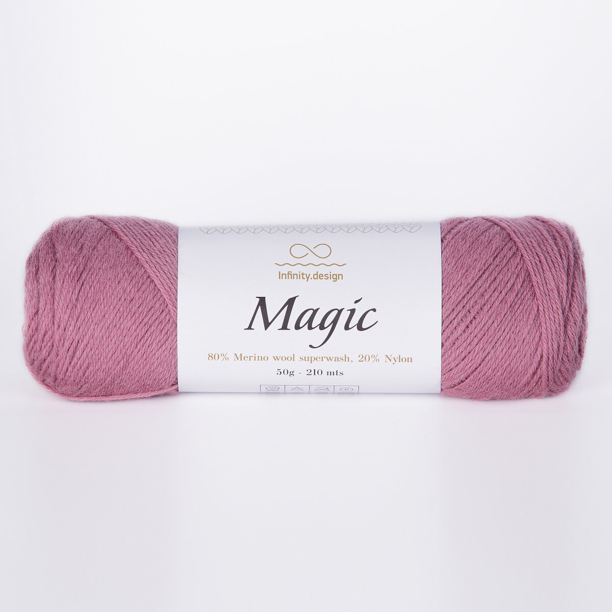 Носочная пряжа Infinity Design Magic (4331 Old Rosa) 2 мотка