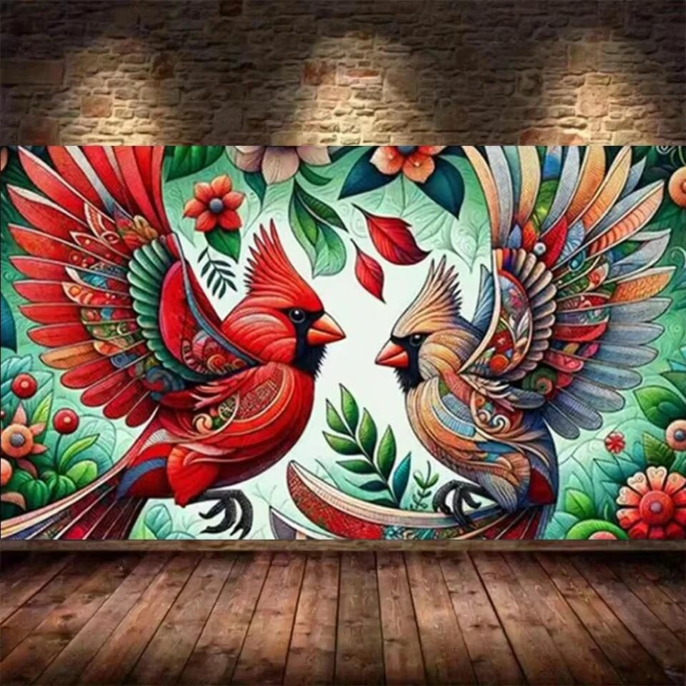 Алмазная картина "Зеленый Дракон" алмазная огранка 40х50 см,40x50cm, белый