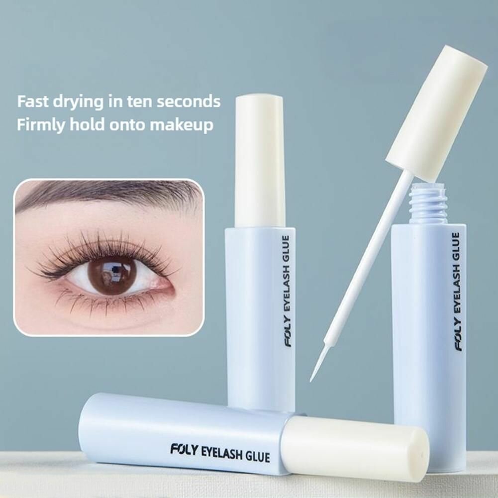 Клей для накладных ресниц страз прозрачный 5мл FOLY