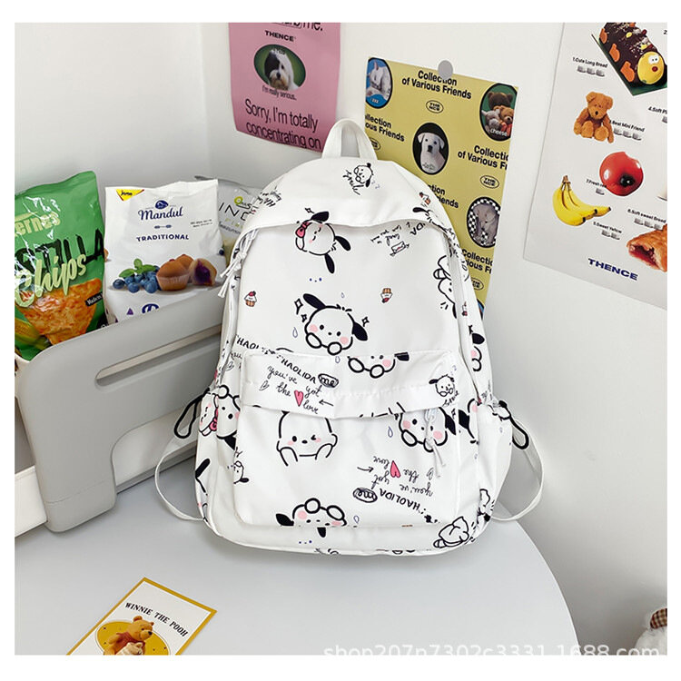 Рюкзак, для девочек, с принтом, для младших школьников