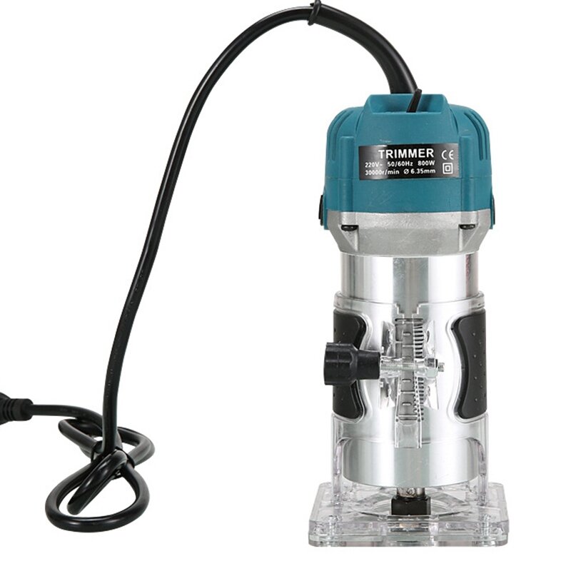 800 Вт электрический ручной фрезерный станок для резьбы по дереву деревообрабатывающий фрезерный станок для прорезки пазов (вилка США)