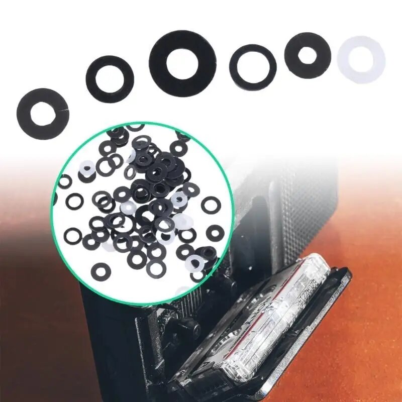 Набор стопорных пластин для крепления магнитофона, зажимы для кассетного замка, роликовая прокладка для смешанной загрузки для любителей музыки