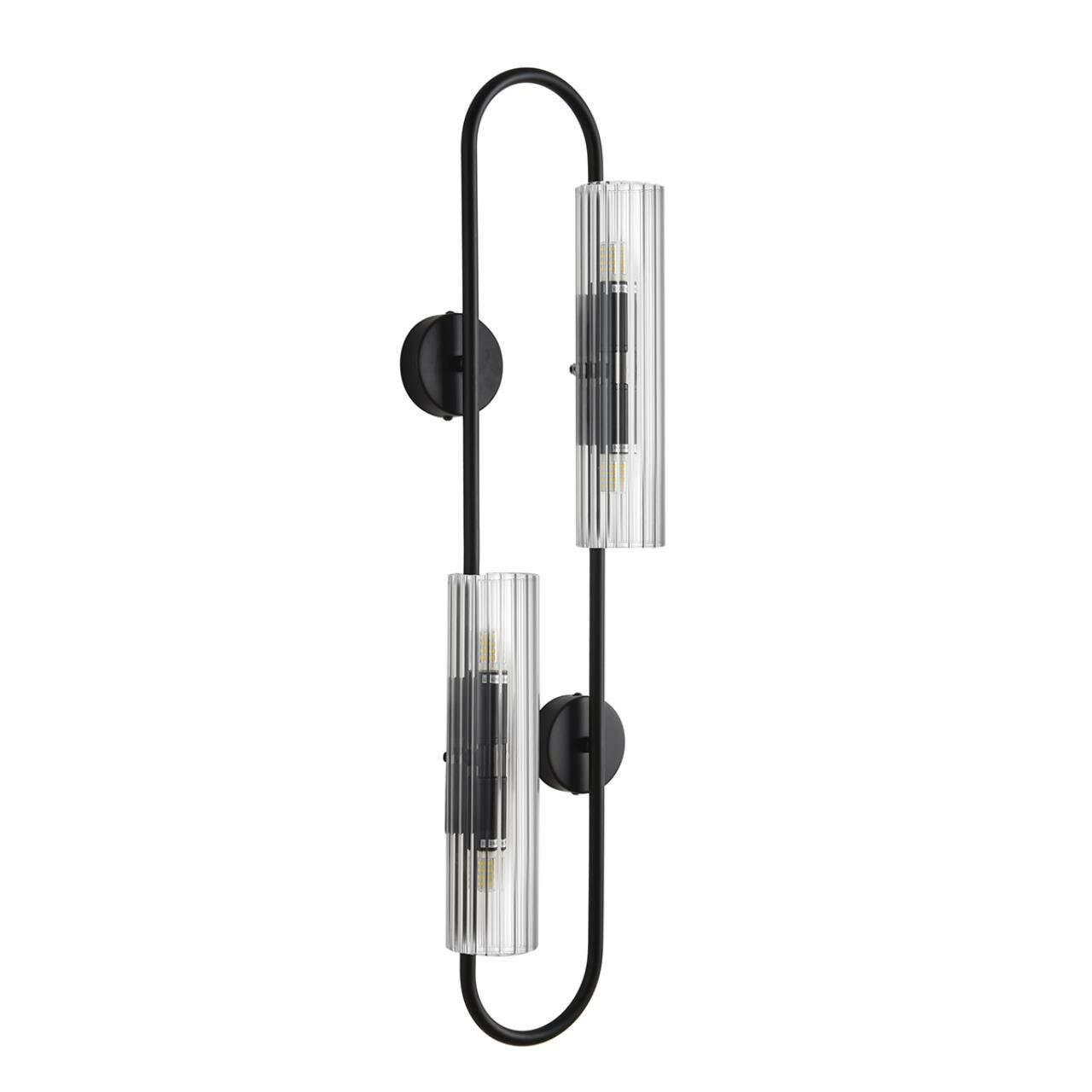 6561/4W SUSPENTIONI LN26 284 черный/прозрачный, металл/стекло Бра G9 4*20W 220V TORONTO