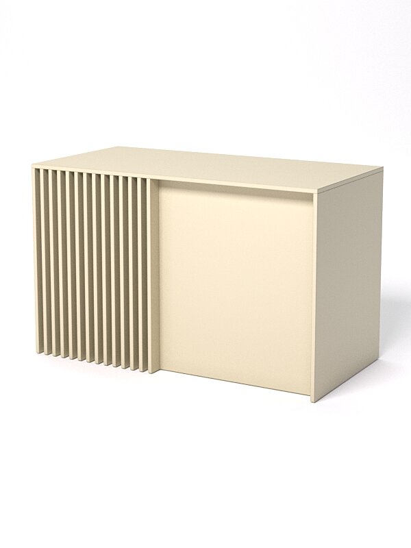 Стол руководителя №7, Крем Вайс. Производитель товара - компания Westcom.