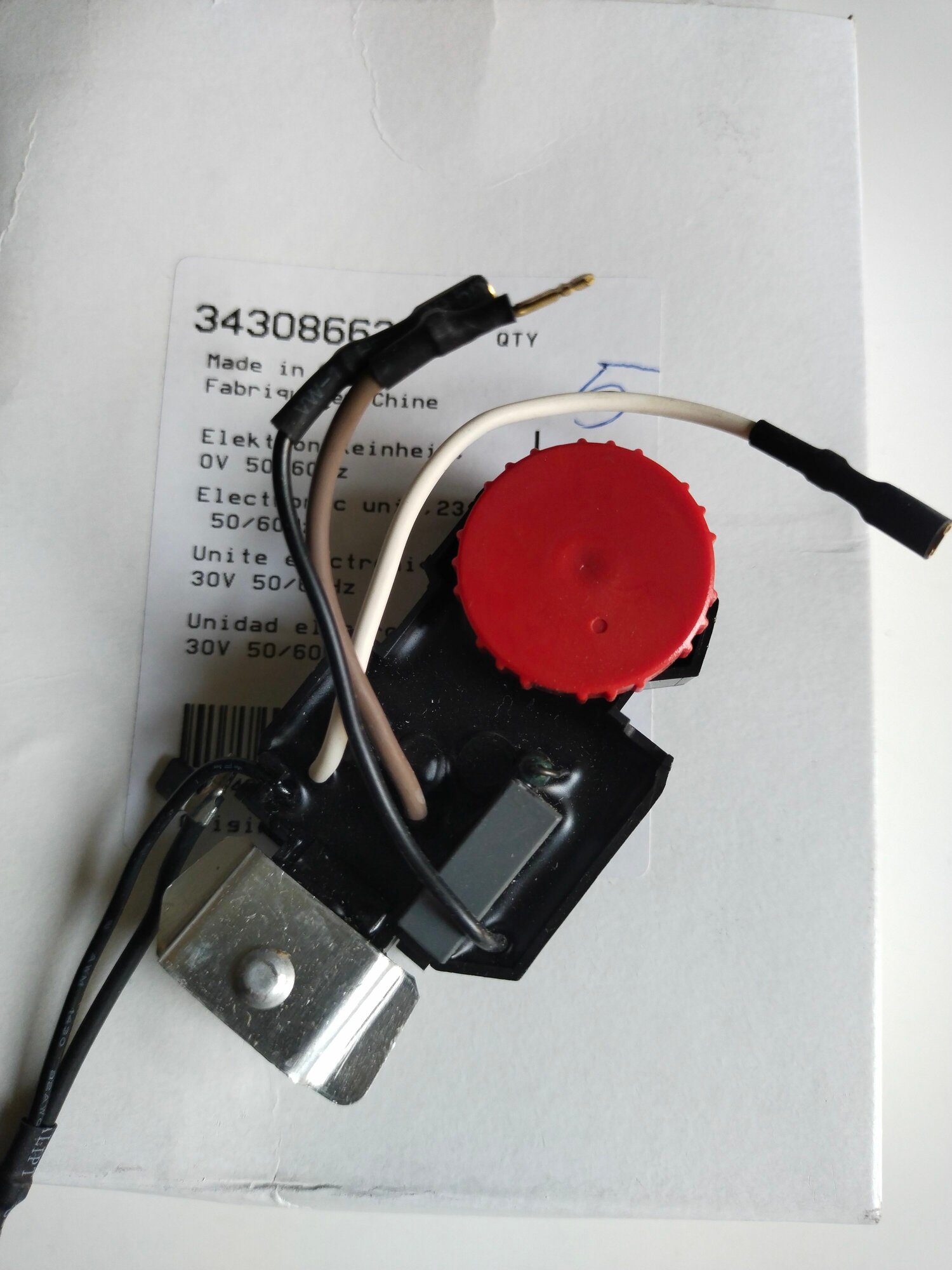 Электронный блок 343086620 УШМ Metabo (Метабо) WEV 850-115 03616000