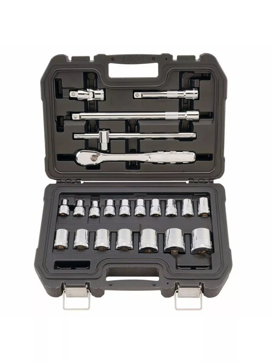 Набор торцевых головок DeWalt 1/2 дюйма (6 точек) (22 шт.) DWMT19241-1