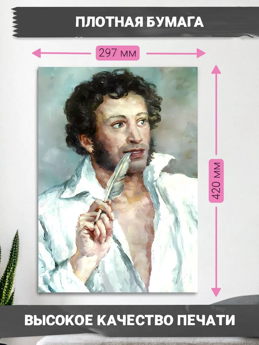 Постеры на стену интерьерные Пушкин — фото 1