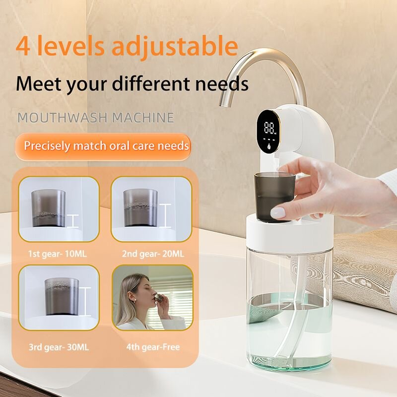 Xiaomi MIJIA S14 Интеллектуальная индукционная машина для полоскания рта, чистка полости рта Чёрный