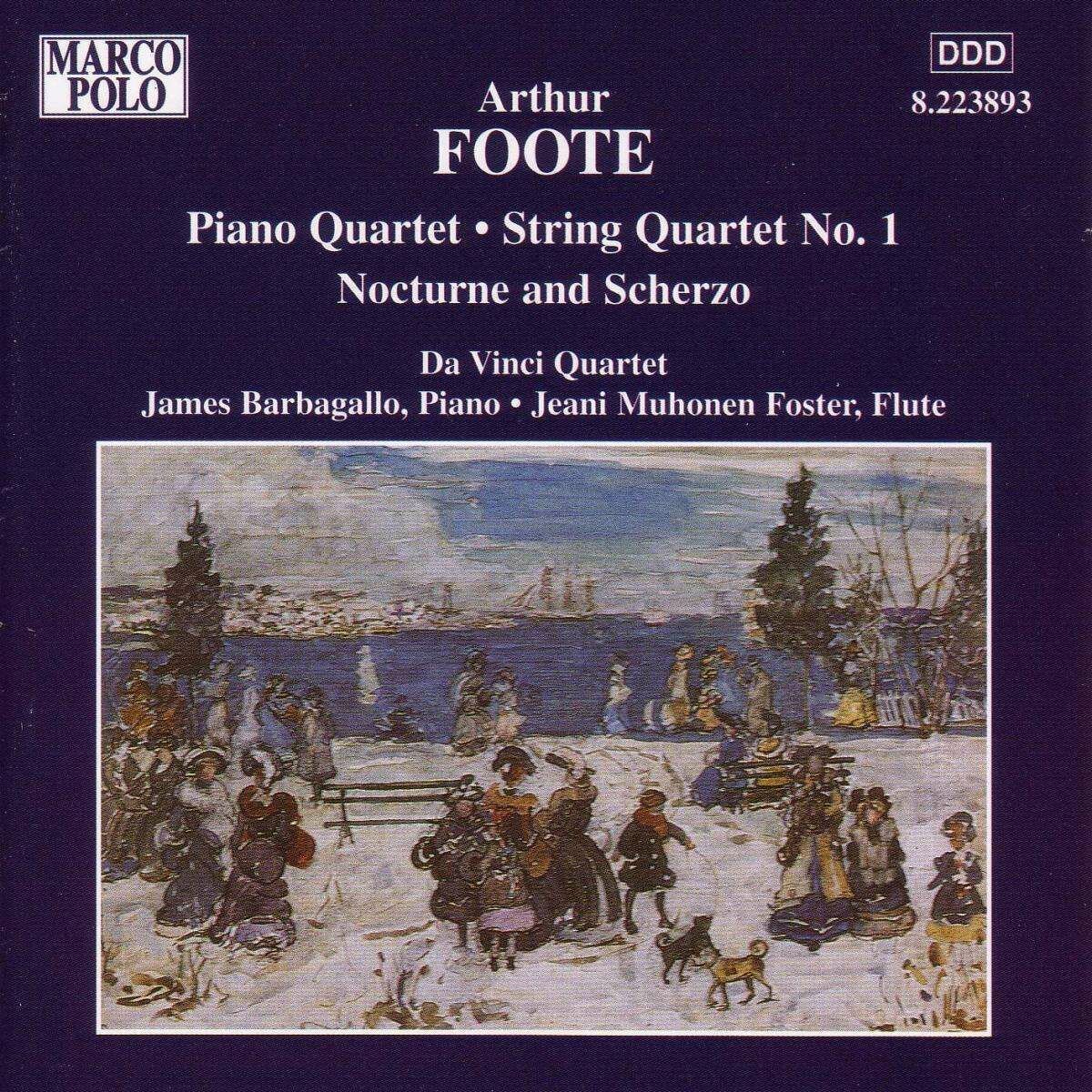 Диск Arthur Foote (1853-1937) - Streichquartett Nr.1 op.4 (1 CD)