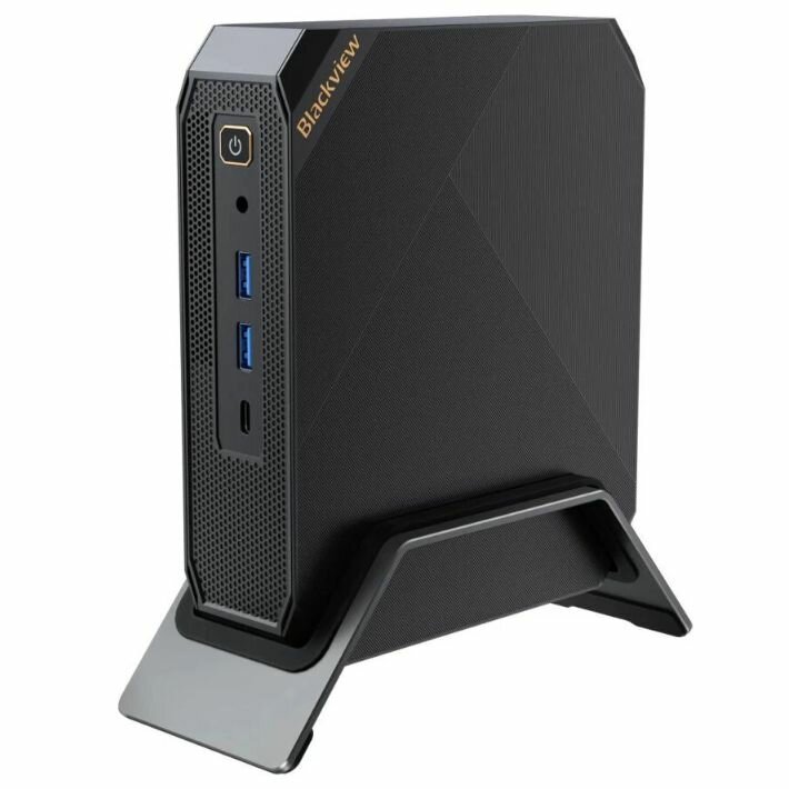 Мини-ПК Blackview MP200 (MP200/16+1TB) черный - Intel Core i5-12450H, ядра: 8 x 2 ГГц, 16 Гб DDR4, Intel UHD Graphics, SSD 1024 ГБ, Windows 11 Pro