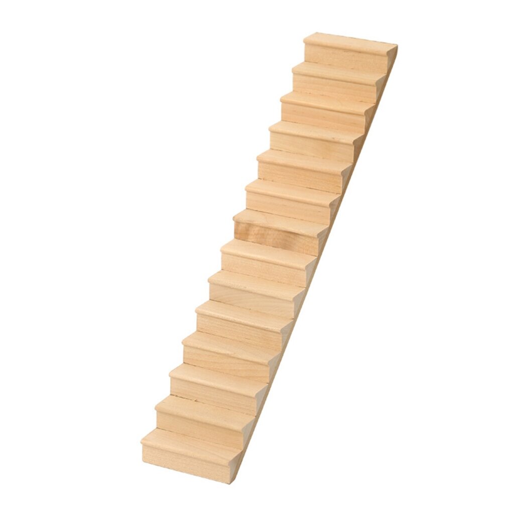 Лестница Для Кукольных Домиков в Масштабе 1/12 Миниатюрная Деревянная Лестница Мебельный Аксессуар для Любителей Моделей Ручной Работы