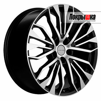 Диски литые Khomen KHW2009 8.5х20/5х108 D63.4 ET46.0, Black-FP