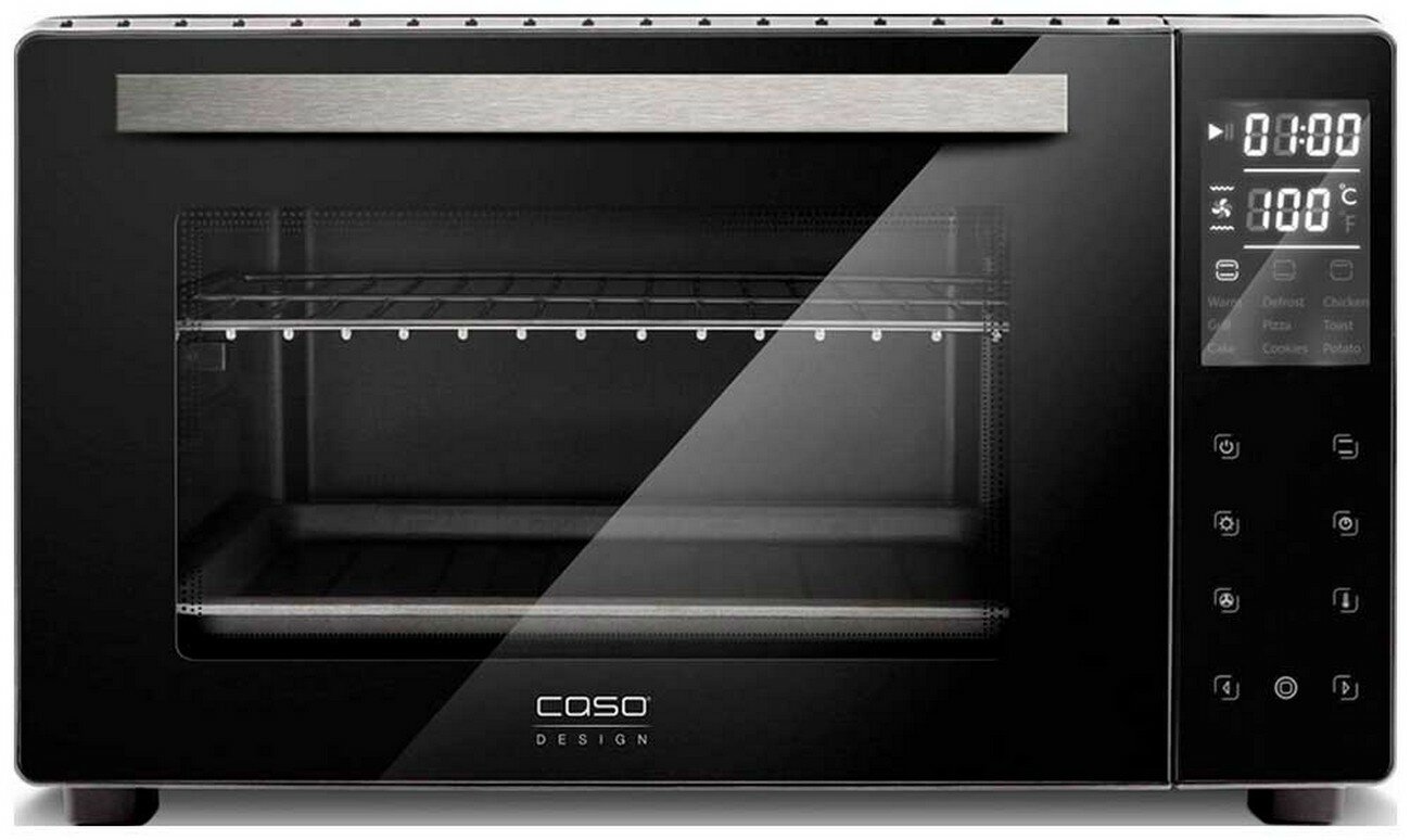 Мини-печь Caso TO 26 electronic, 5 режимов, таймер, конвекция, черный
