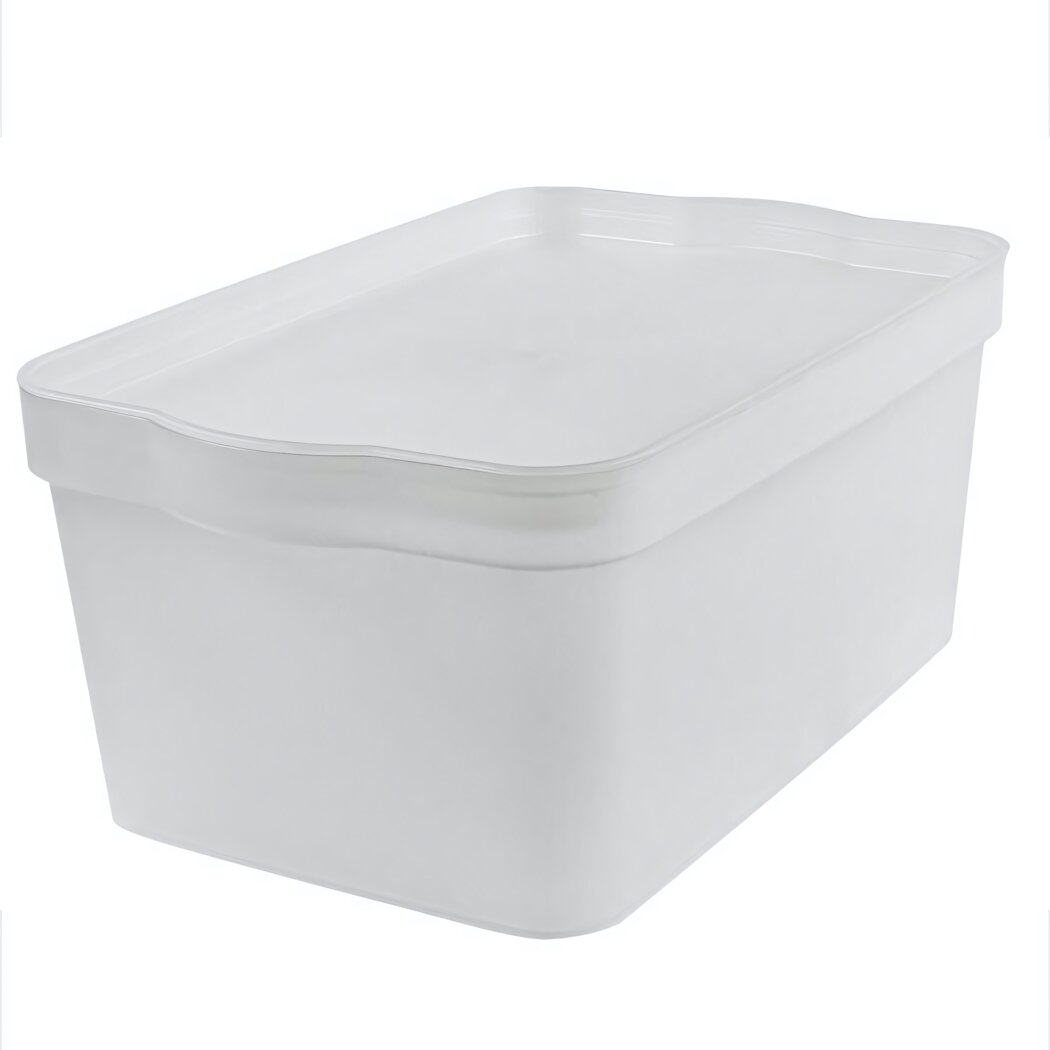 Ящик для хранения Keeplex Trendy, 7,5л, матовый кристалл, 32х21,1х14,1см