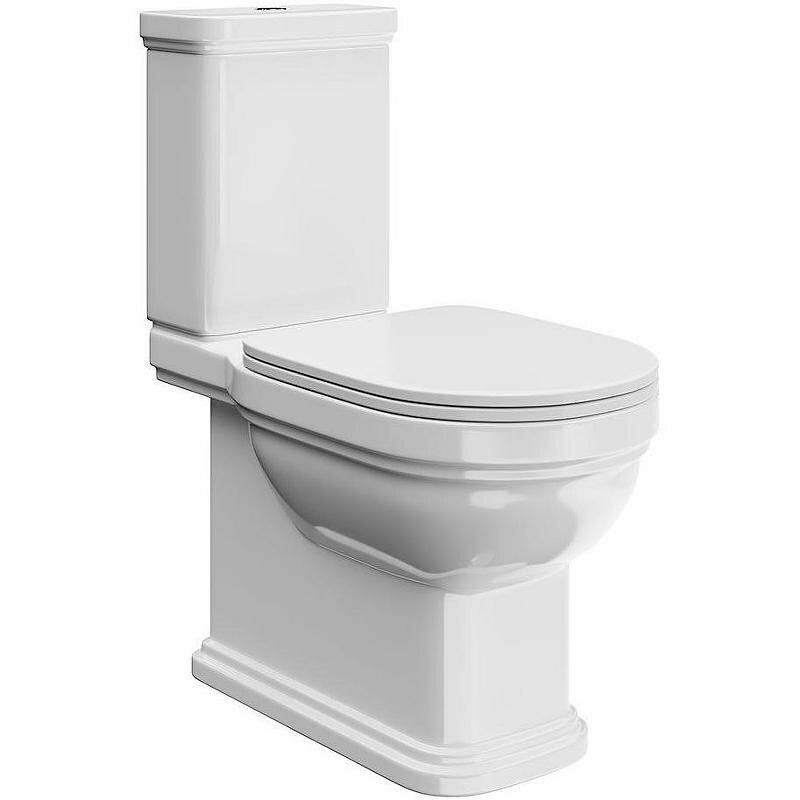 Унитаз компакт Kerama Marazzi Pompei PO. wc.01 Белый глянцевый без бачка и сиденья
