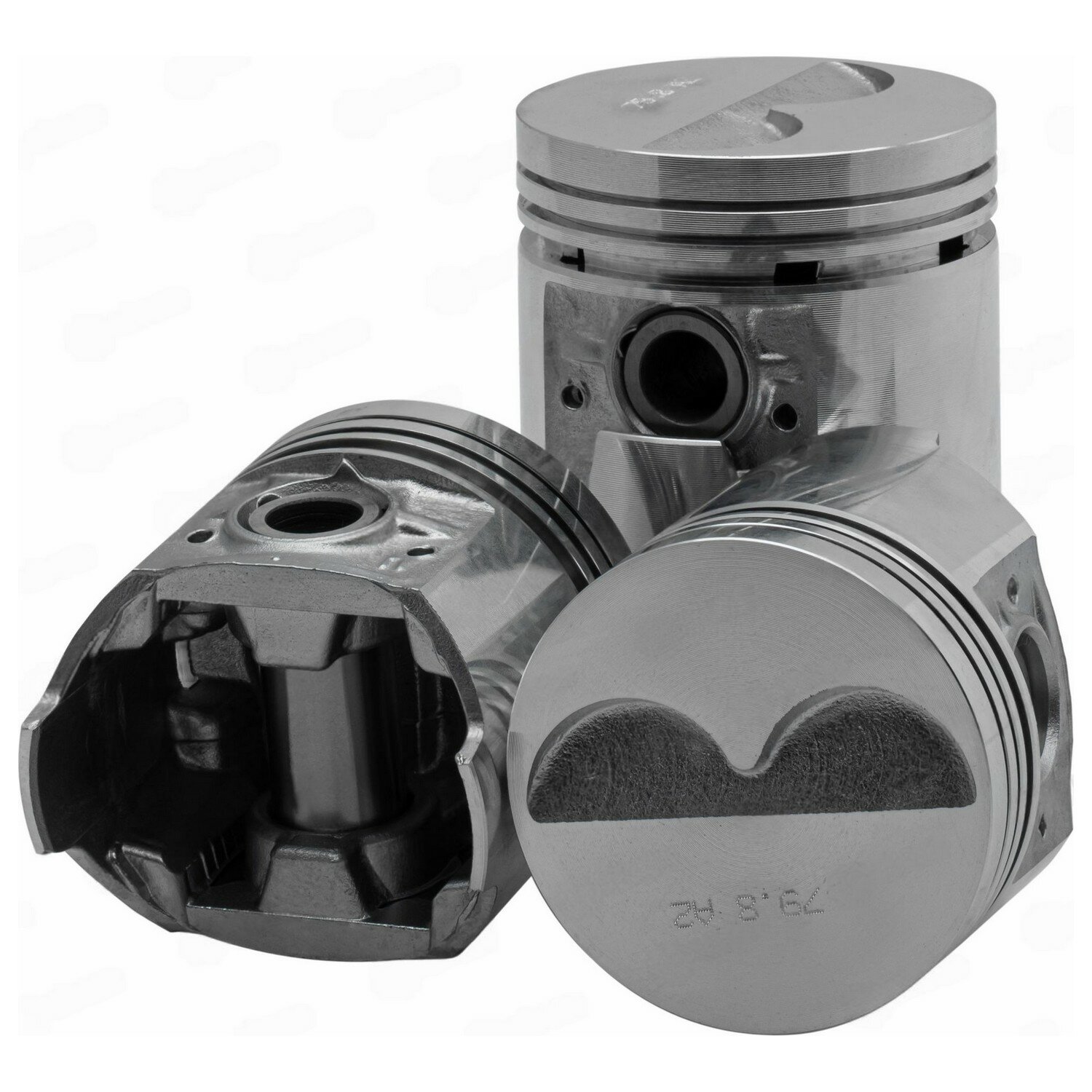 Комплект поршней 2105 (4 поршня + 4 пальца) ремонтный размер 79.8 мм, класс A (двигатель 2105)