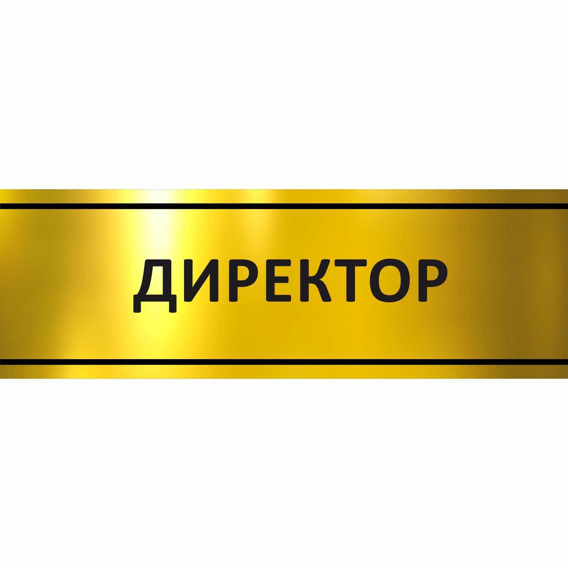 Табличка на дверь "Директор", ПВХ, интерьерная пластиковая табличка