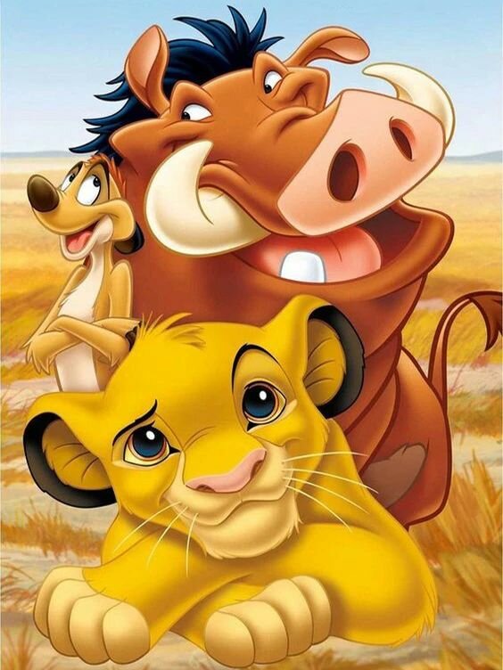 Алмазная картина "Король Лев" алмазная огранка 40х50 см,40X50CM, белый