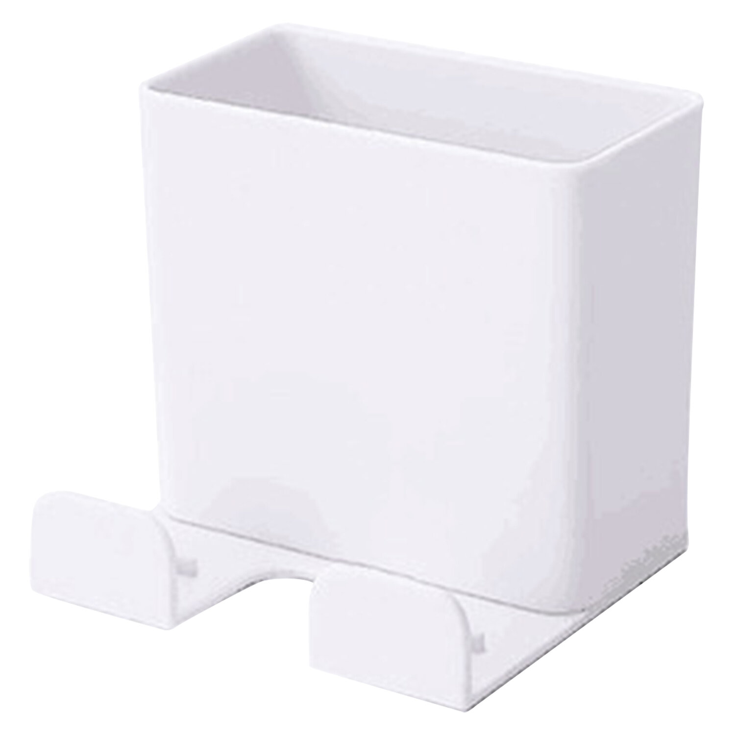 Крепление для пульта управления на стену с клеем, ящик для хранения, контейнер для дома и офиса, цвет: Белый; Бежевый; Серый (выбор), материал: ABS, установка: Безгвоздная наклейка: Ванная, Кухня, размер упаковки: 6.5*6*6см, вес упаковки: 40г,