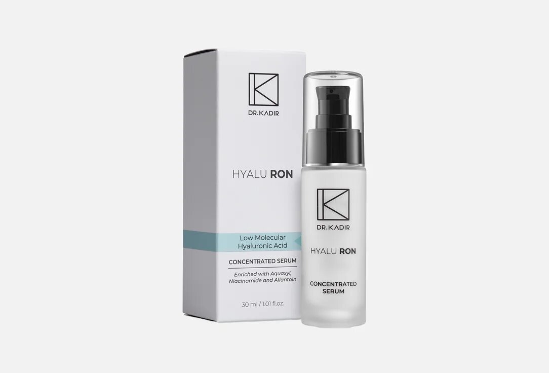 Dr. Kadir Hyalu-Ron Active Concentrated Serum Гиалуроновая концентрированная Сыворотка для лица 30мл