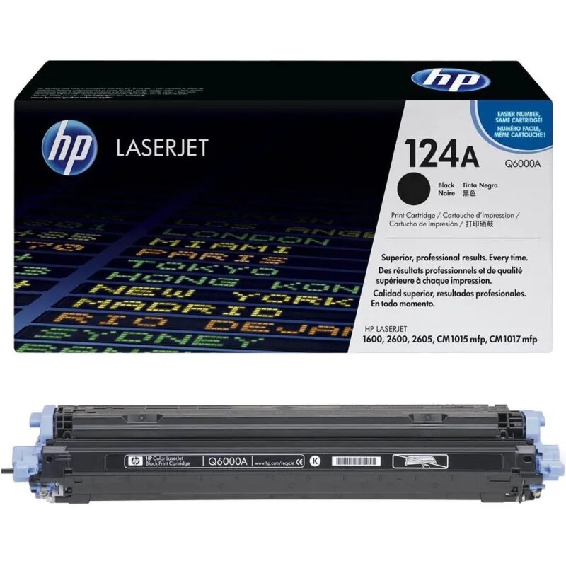 Картридж лазерный HP 124A Q6000A чер. для CLJ 1600/ 2600 67304