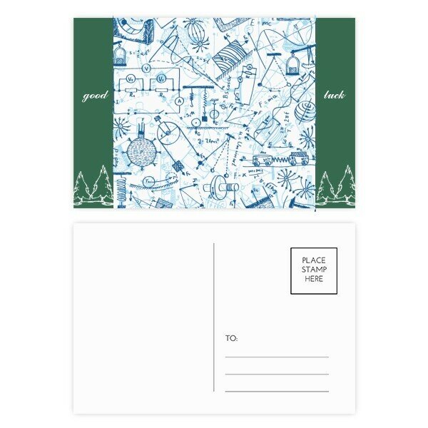 Синяя физика электромагнитная механика карта удачи набор карт почтой 20 шт