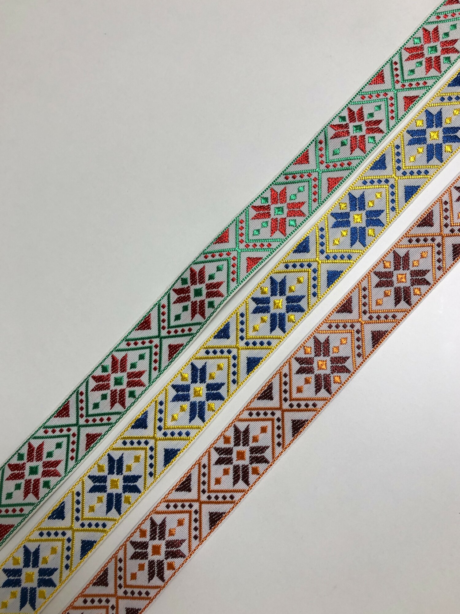 Лента 32мм для шитья, -л1, набор всего 3 метра из 3-х видов лент, №7