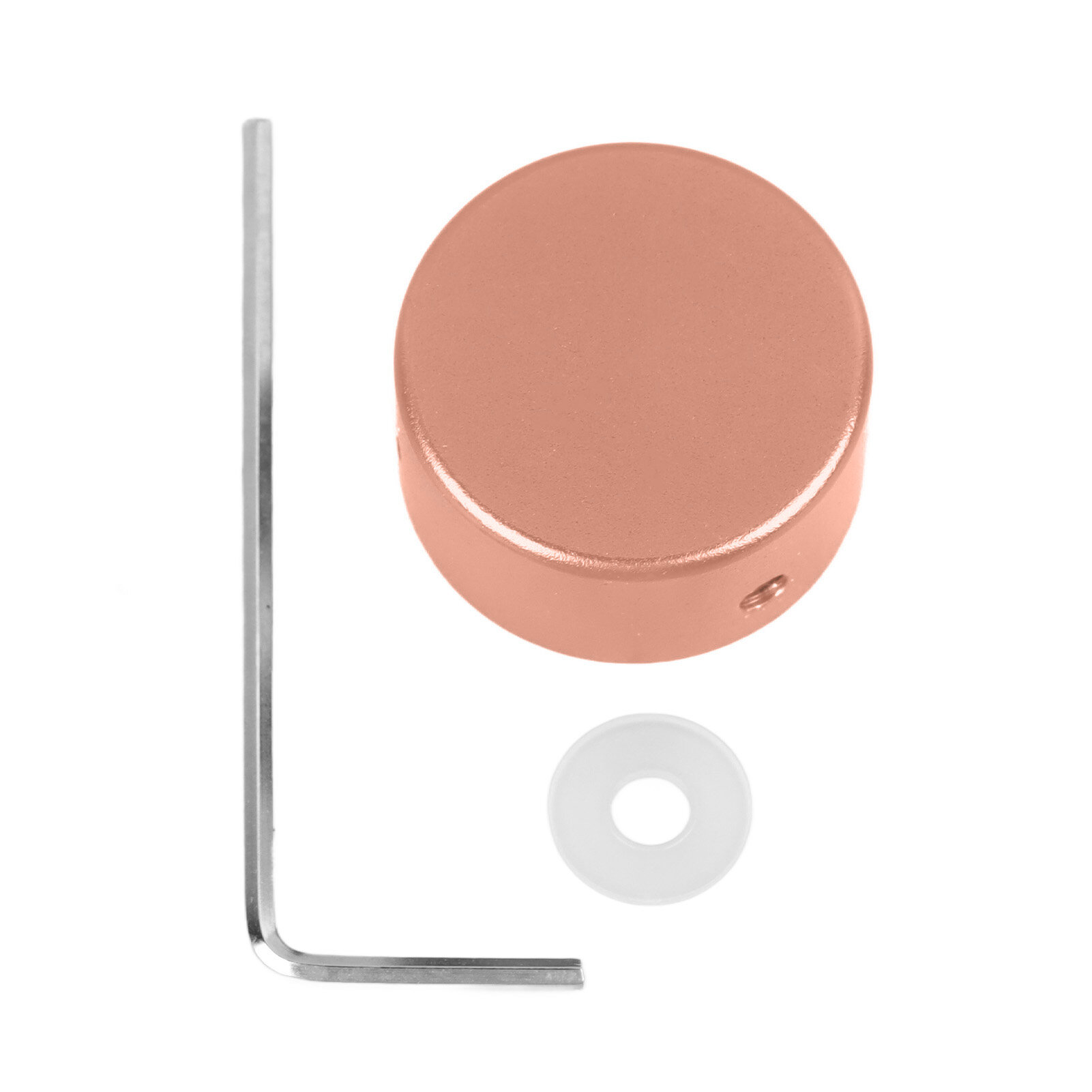 Накладка на педаль ножного переключателя из алюминия для защиты от шипов электрогитары, декоративная накладка на ножку, розовое золото.