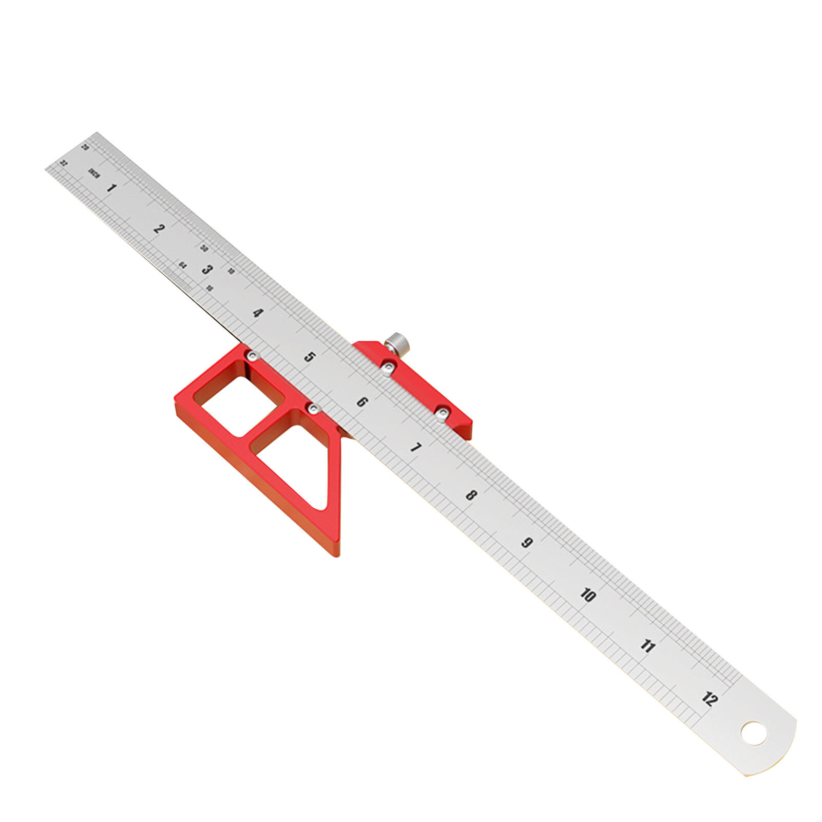 Центральный датчик 12 дюйма 45 ° 90 ° Линейная линейная линейка