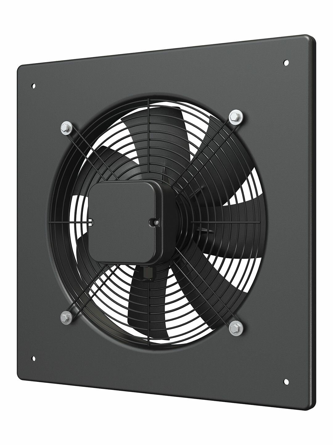 Вентилятор накладной STORM 300 2полюс , сталь. черный, ERA PRO