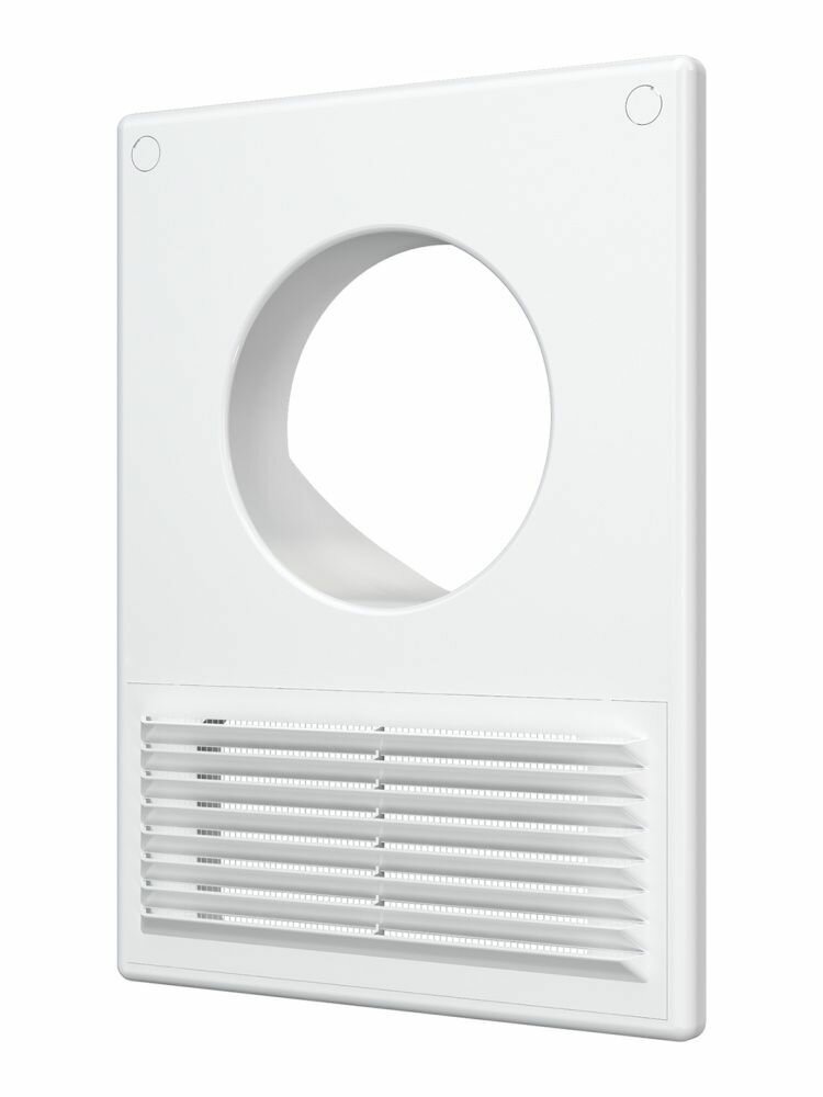 Решетка вентиляционная РУФ фланец D100/60х120 разъемная 185х254 пластик ERA