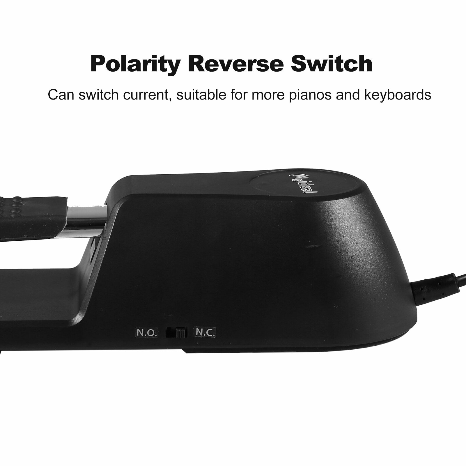 Педаль сустейна, педаль для фортепиано, универсальная демпферная педаль для цифрового пианино, MIDI-клавиатура, электронный орган-синтезатор с переключателем полярности, разъем 6,5 мм