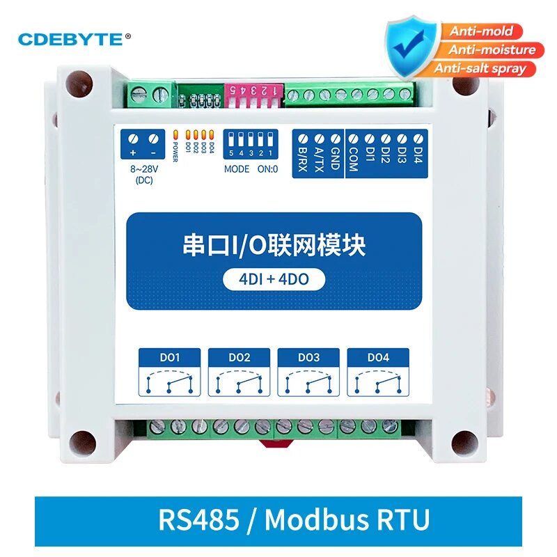 ModBus RTU последовательный модуль CDEBYTE MA01-AXCX4040