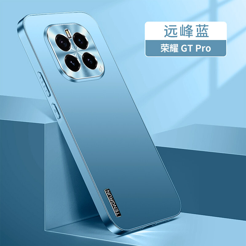 Чехол для Honor GT Pro, глянцевая поверхность, пластик, защита камеры, ударопрочный, Honor, Honor GT Pro, чехол-кардиомонитор, blue
