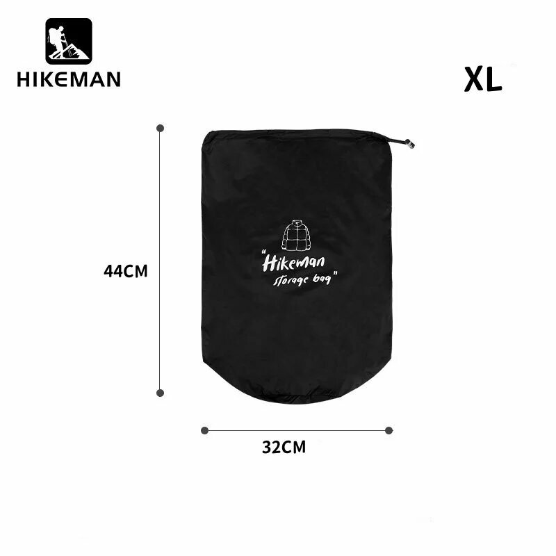 Компрессионная сумка для пуховика Black XL