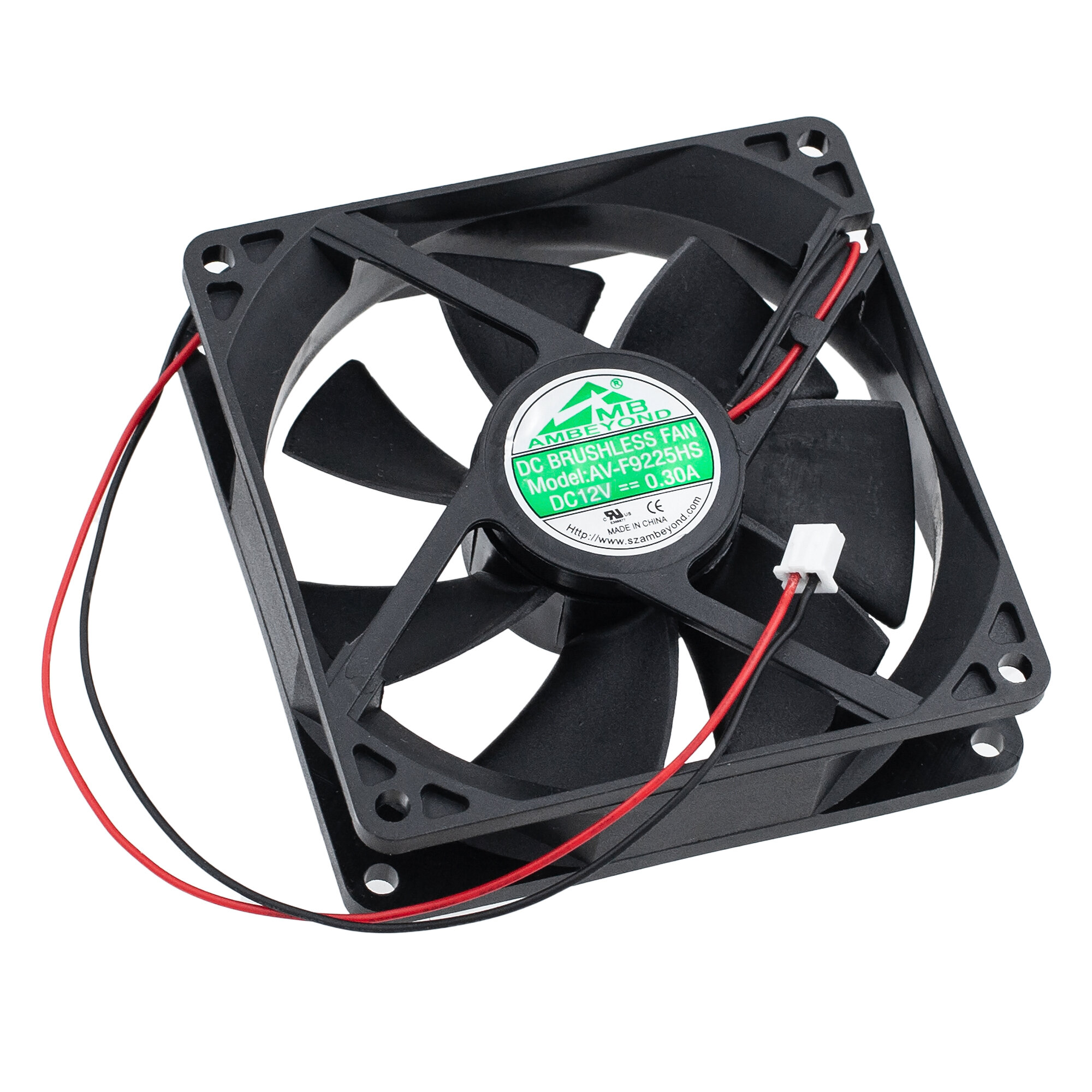 Вентилятор 12V 0.3A - Ambeyond AV-F9225MS / система охлаждения для ASIC майнинга / техники для обдува электронных компонентов / процессора компьютера