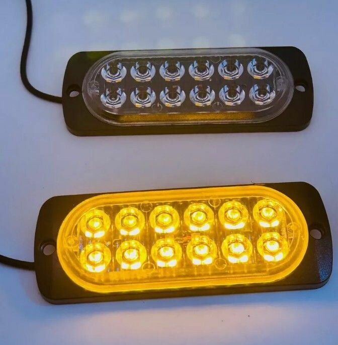 Универсальные Жёлтые Габаритные Огни 2шт