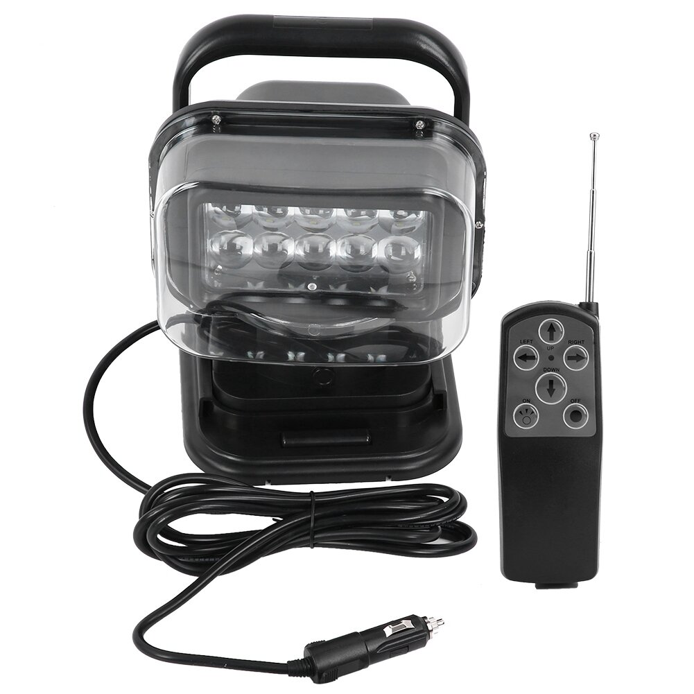 Светодиодный прожектор мощностью 50 Вт с пультом дистанционного управления и магнитным основанием, вращающийся на 360 градусов, для автомобилей, универсальный.