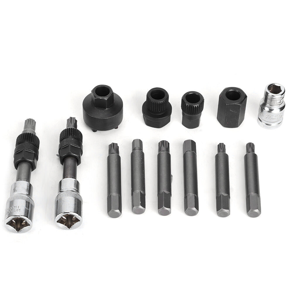 13 шт./компл. гнездо для снятия шкива свободного хода генератора, наборы инструментов для гаражного обслуживания, подходят для Ford