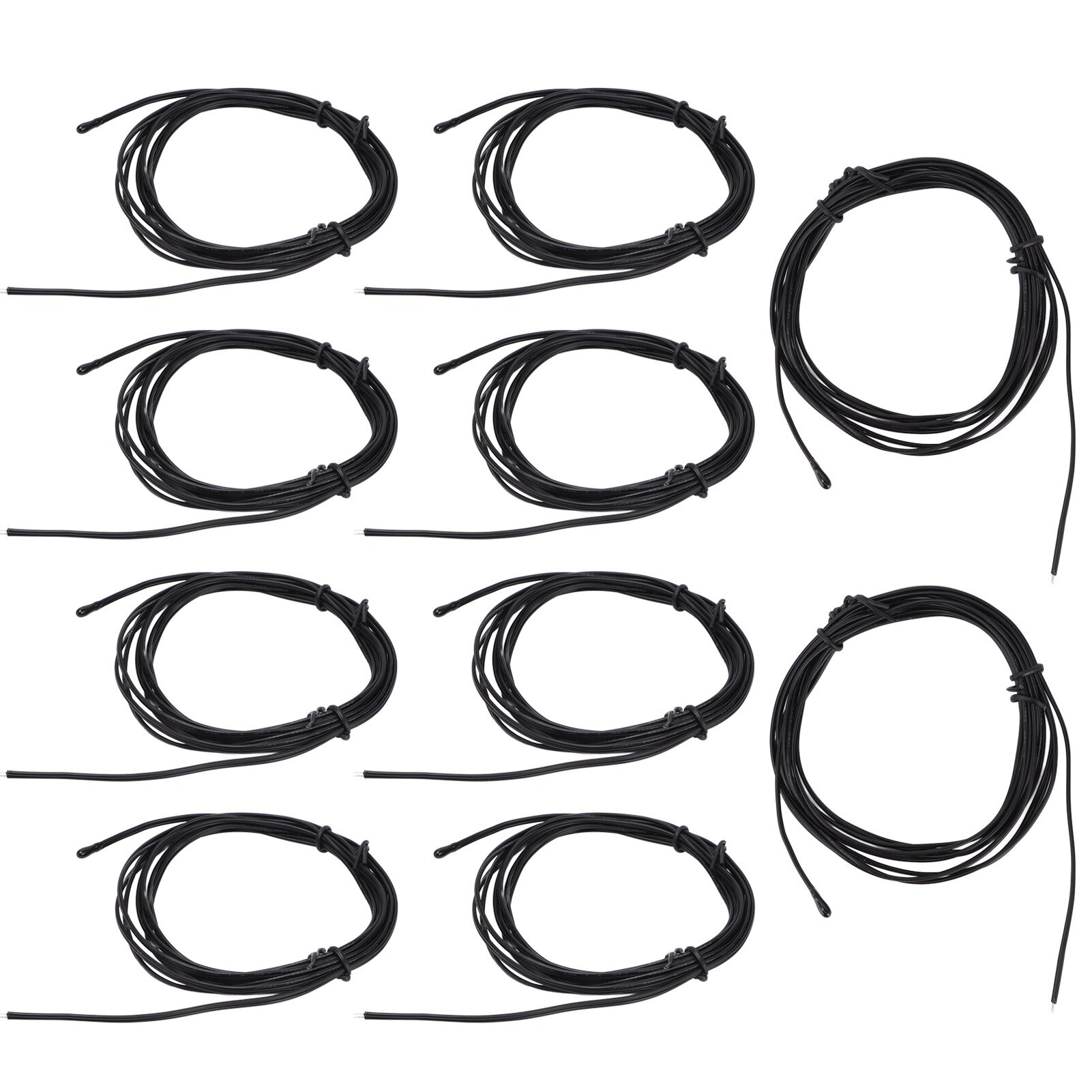 10 шт. NTC термистор датчик температуры зонд каплевидный наконечник разъем из эпоксидной смолы 2meter20K B3950