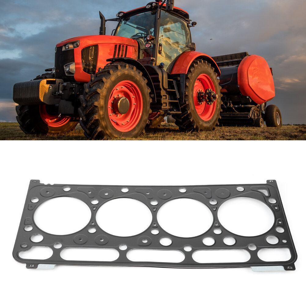 Гasket головки цилиндра 1G790-03612 для замены, подходит для двигателей Kubota V2203 V240, материал алюминиевый сплав, цвет как на изображении, новое, 1 штука