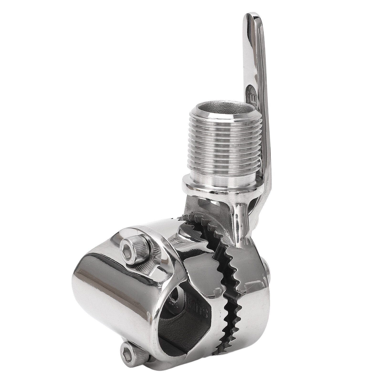 Крепление морской УКВ антенны из нержавеющей стали 316, с регулируемым храповиком, для направляющих 7/8"-1".