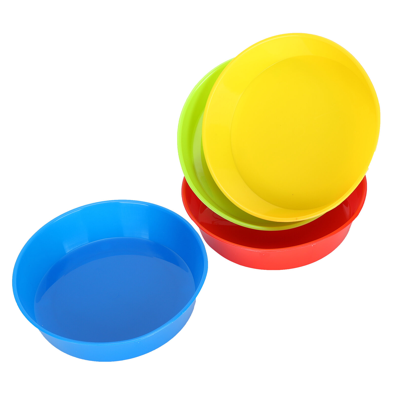 4 шт. пластиковые художник дети лоток для красок палитры студент ремесло DIY круглые поддоны аксессуар