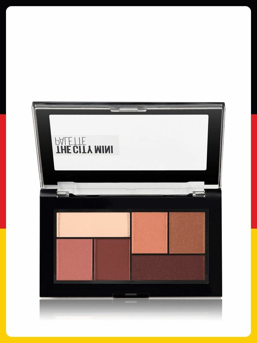 Тени для век Maybelline New York The City Mini 480 Matte About Town, 6 г