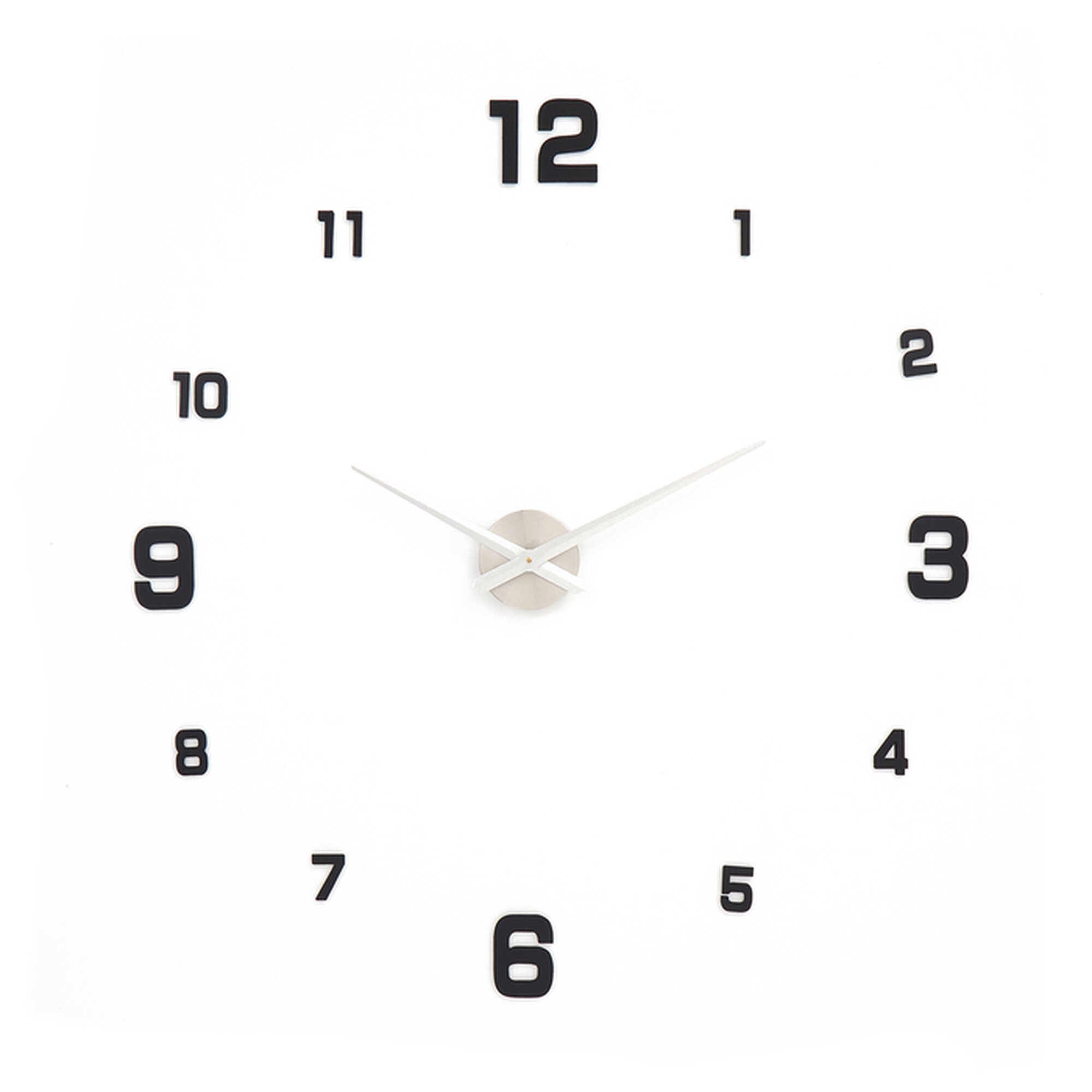 Часы настенные интерьерные, 3d "Эндерлин", наклейка, большие, d-120 см